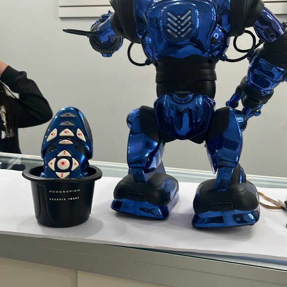 Wowwee | Toys | Blue And Black Robotic Action Figure With Articulated ...